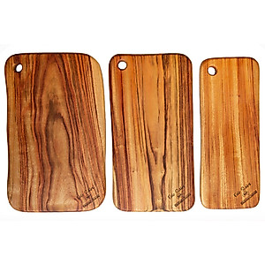 Fab Slabs Natural Wood Heavy Duty Camphor Laurel Small Cutting Board for Kitchen