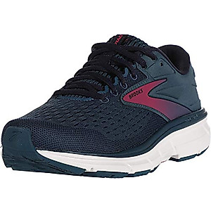 Brooks Women's Dyad 11 Running Shoe - Blue/Navy/Beetroot - 8.5 Medium