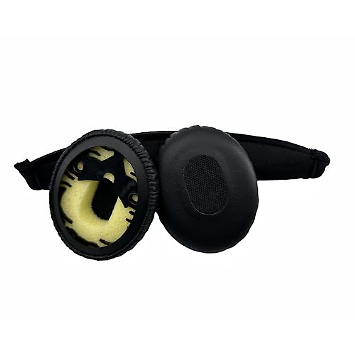Sumugaric QC 3 Ear Pads and Head Band Cover Replacement Cushions Cups Compatible with Bose Quietcomfort 3 QC3 On-Ear OE1 Headphones Repair Parts Accessories