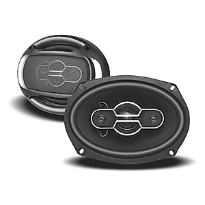TUMAN Pro 6×9 Car Speakers, 500 Watt Max 4-Way Coaxial Car Audio Speakers, Professional Car Door Speakers, Sound Stereo and no Distortion, Mylar Tweeter Truck Speakers (1 Pair)