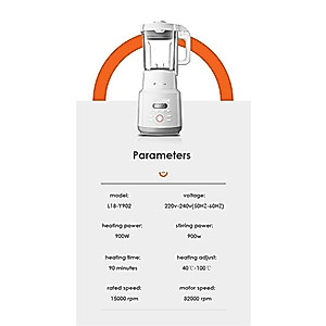 TBMAKE Soy Milk Maker Regulation Blender Household Commercial Smoothie Machine Soy Milk Fruit Juicer Electric Blender