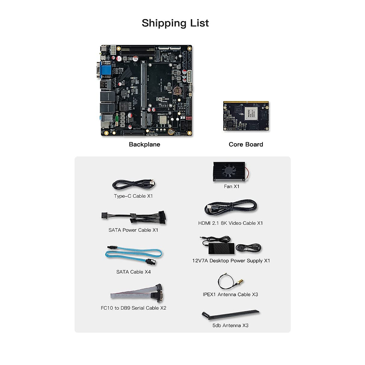 youyeetoo ITX-3588J Mini-ITX 8K AI Mainboard 16GB RAM 128GB EMMC HDMI2.1 DP POE Power Android 12 Ubuntu