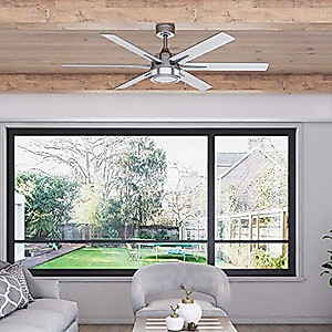 Honeywell Ceiling Fans 51626-01 Kaliza Ceiling Fan, 56, Pewter