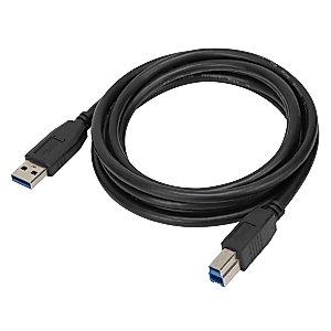 MITATTOK USB A to USB B 3.0 Cable (5FT), USB 3.0 Type A to B Male Cable Compatible with Monitor, Docking Station, Printer, External Hard Drivers, Scanner, USB Hub and More-Black