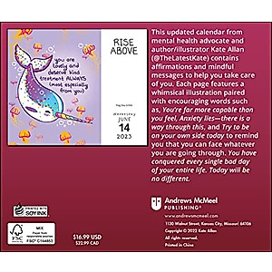 Rise Above 2023 Day-to-Day Calendar: Daily Affirmations and Mindfulness to Help You Take Care of You