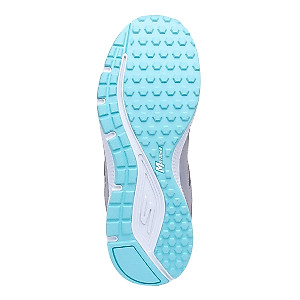 Skechers Women's Go Run Consistent Sneaker, Gray/Turquoise, 8.5 Wide