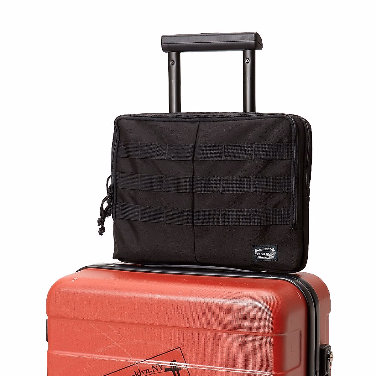 Cargo Works® Laptop Shoulder Bag Compatible 13-13.3 Inch MacBook Pro, Notebook Computer, Messenger Briefcase Sleeve Carrying Case Cover, Black