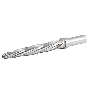 Accusize Industrial Tools High-Speed Steel Spiral Flute Aligning Reamer, 1/2" Cutting Diameter, 1/2" Shank Diameter, 0522-0012