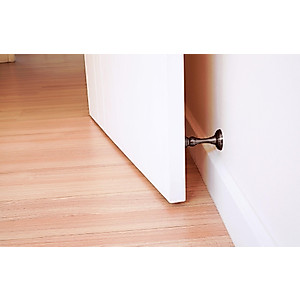 Richelieu Hardware 67ORBR Onward 3-in (76.2 mm) Magnetic Door Stop, Oil-Rubbed Bronze