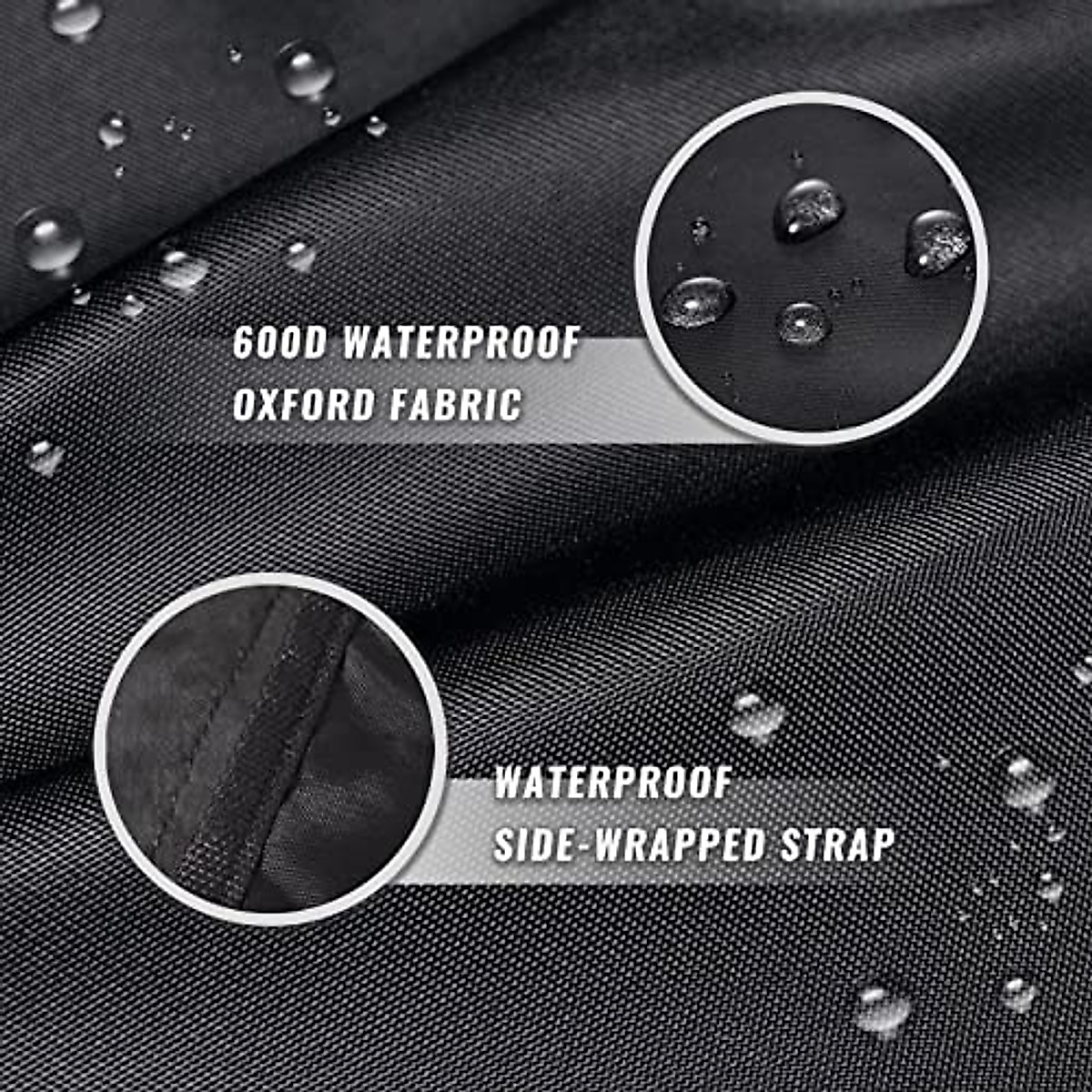 PATERIC Outdoor Cushion Bag 48 Inch Large Patio Cushion Storage Bag for Outdoor Furniture Waterproof Garden Pillow Seat Pads Protective Cover