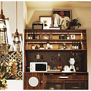 Dimoon Wallpaper 118"x15.7"Wood Contact Paper Brown Waterproof Wood Peel and Stick Wallpaper Thicken Texture Wood Wallpaper Removable Yellow Rustic Wood Grain Self-Adhesive Vintage Cabinet Table Roll