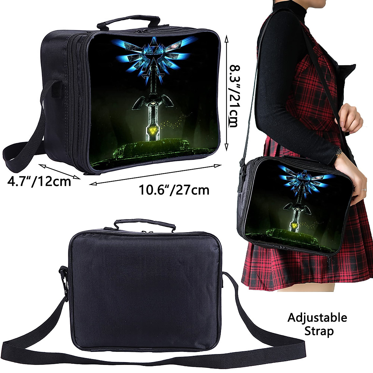 Qushy Adult Lunch Box Lunch Bag Unisex Adult Fashion