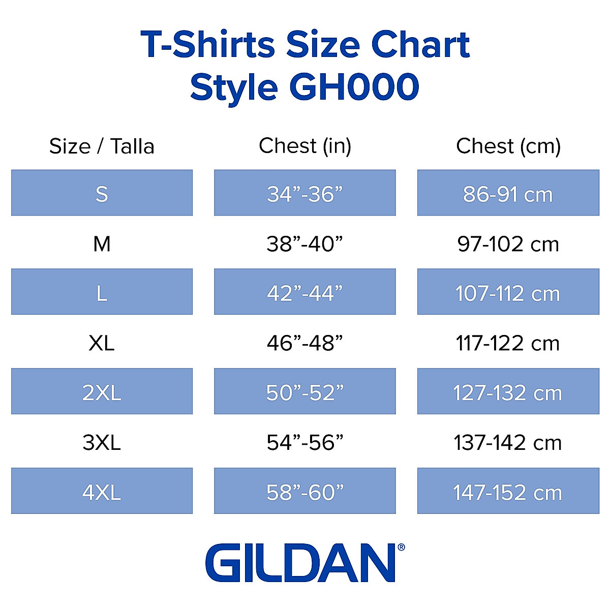 Gildan T-Shirt, Style GH000, Dark Navy (2-Pack), Small