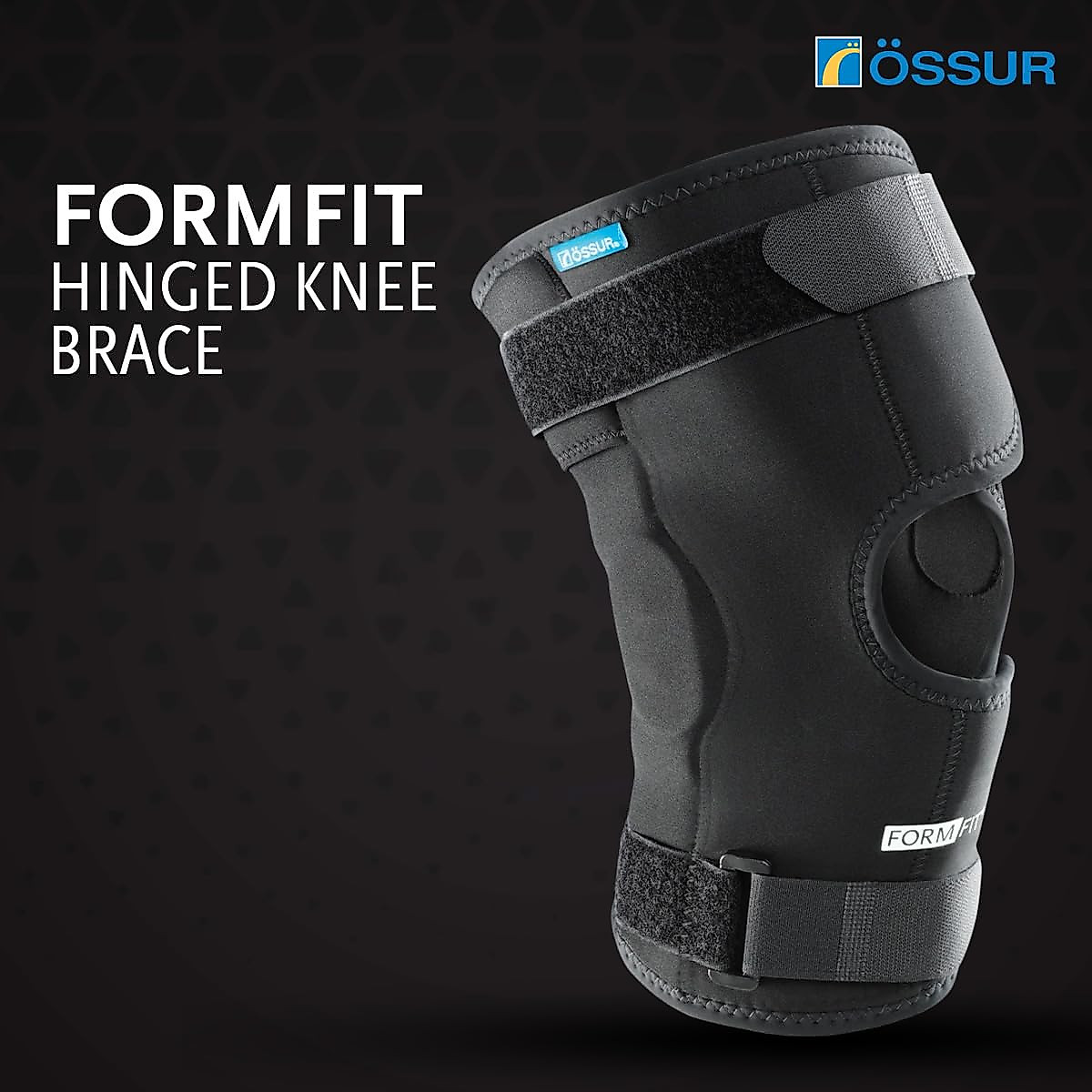 Össur Form Fit Knee Hinged Wrap- Advanced Orthopedic Support for Effective Pain Relief, Injury Recovery, and Maximum Knee Stability - Designed for Comfort and Performance (XX-Large)