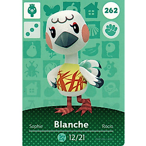 Nintendo Animal Crossing Happy Home Designer Amiibo Card Blanche 262/300 USA Version