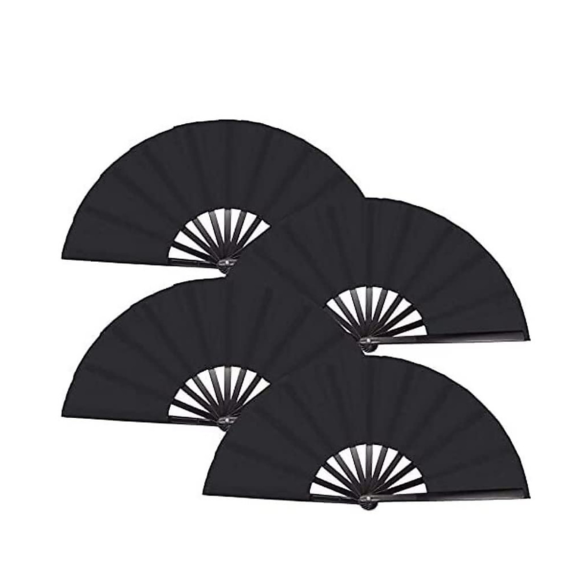ZAEGO Chinese Fan 4 Packs Chinese Tai Chi Folding Fan, Men And Women, Performance, Dance, Decoration Fan Japanese Fan
