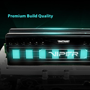 Patriot Viper 3 DDR3 RAM 16GB (2X8GB) 1866MHz CL10 1.5v UDIMM Desktop Gaming Memory Kit Compatible with XMP - PV316G186C0K