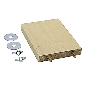 Bird Parrot Perch Stand Platform Natural Wooden Coarse Sand Grinding Claw Stand Suitable for Parrot Parakeet Cockatiel Budgie Conures Lovebird Finch