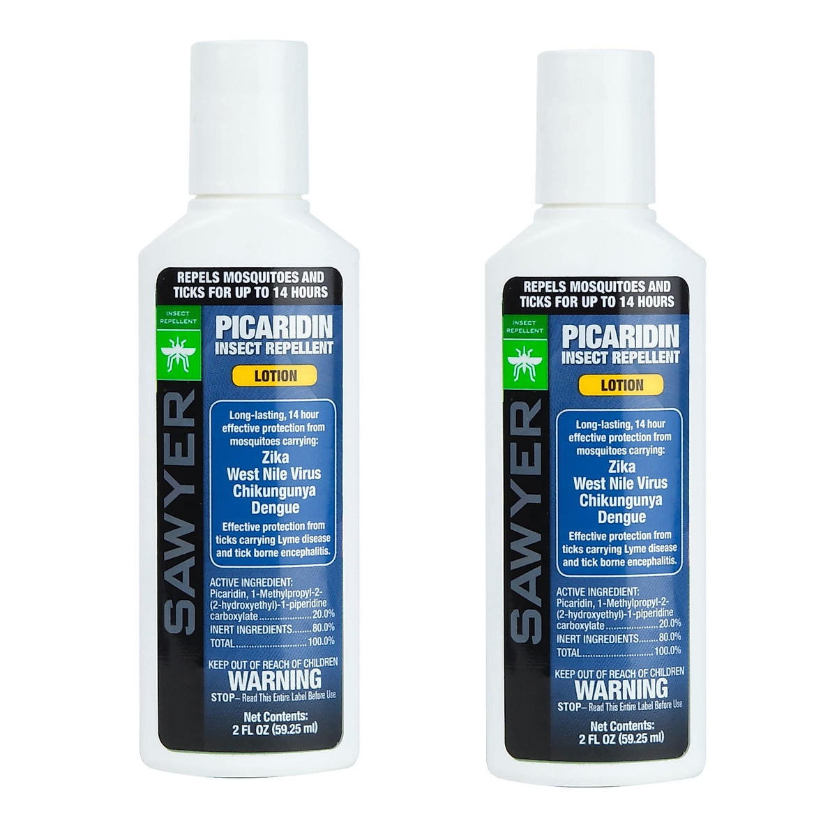 Sawyer Products SP543 Premium Insect Repellent with 20% Picaridin, Pump Spray, 3-Ounce,Clear & SP5622 Picaridin Insect Repellent Lotion, 20% Picaridin, 2-Ounce, Twin Pack