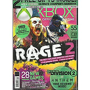 X BOX THE OFFICIAL MAGAZINE, RAGE-2 ISSUE, 2019 ISSUE, 226 FREE GIFTS