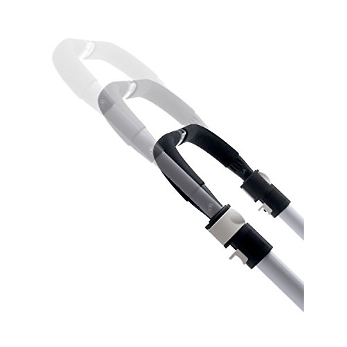 Bugaboo 2015 Donkey Twin Stroller Complete Set in Aluminum and Black