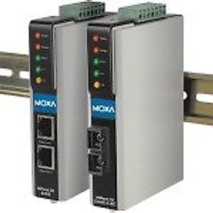 MOXA NPort IA-5150-T 1-Port NPort IA Device Server, 10/100 Ethernet, 230.4 Kbps, RS-232/422/485, 1LAN, 15 KV ESD Protection, Wide Temperature -40-75
