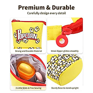 Sooez Standing Pencil Case, Cute French Fries Pop Up Pencil Case, Durable Pen Pouch, Telescopic Pencil Holder, Kawaii Stand Up Pencil Case, Spacious Pencil Pouch Portable Pencil Bag for School Office