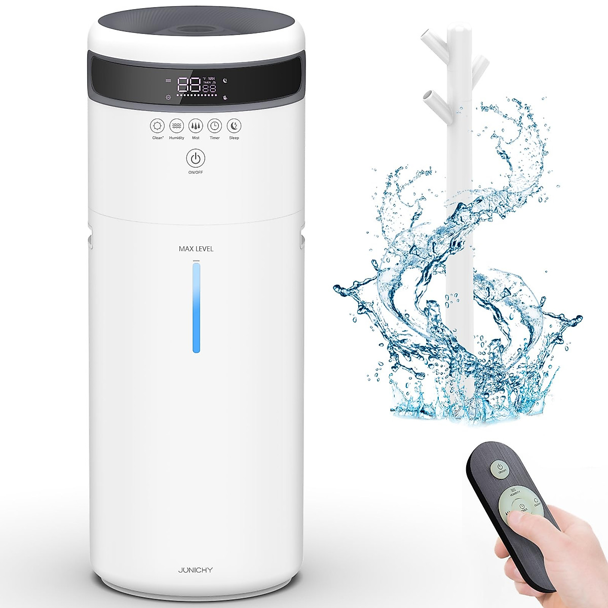 Humidifiers 4.5Gal/17L Humidifier Large Room Top Fill Large Humidifiers for Home 2000 sq ft with Remote Control Large Room Humidifier Quite Whole House Humidifier for Bedroom Tower Humidifier Plant