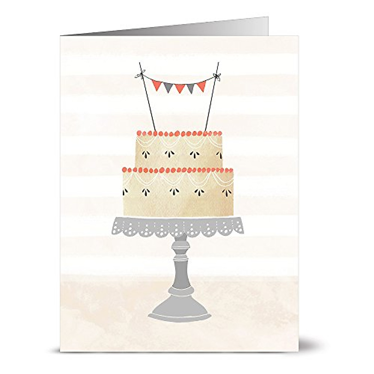 Note Card Cafe Happy Birthday Card Assortment with Gray Envelopes | 36 Pack | Fanciful Birthday Wishes Designs | Blank Inside, Glossy Finish | Bulk Set for Greeting Cards, Occasions, Birthdays