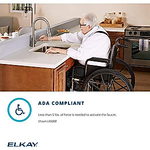 Elkay Avado Single Hole Bar Faucet with Pull-down Spray and Lever Handle, Matte Black