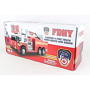 Daron FDNY 24" Fire Truck w/ Lights & Sounds,Red