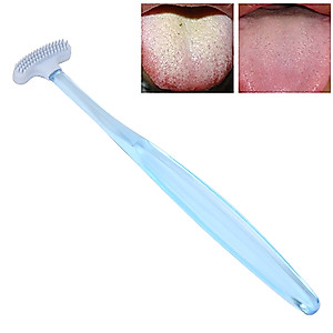 Tongue Scraper, Plastic Tongue Cleaner Brushes Fresh Breath Restored Taste, Travel Oral Tongue For Brushes For Bad Breath Removal