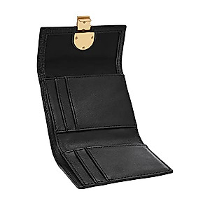 Fossil Women's Avondale Leather Trifold Wallet, Black (Model: SL8292001)