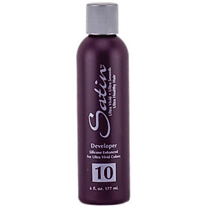 Satin Cover Grey Developer, Formulated Specifically for Satin Professional Hair Color, Compatible with Satin Hair Colors for Grey Hair Coverage, Cruelty-Free Formula