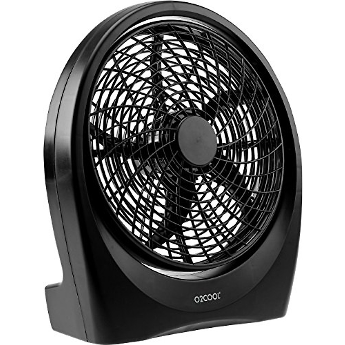 O2COOL Fan 10 inch Battery or Electric Operated Indoor/Outdoor Portable Fan with ac adapter, Tilts 90 Degrees
