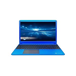 Gateway 15.6" FHD Ultra Slim Laptop, Core i3-1115G4 up to 4.1GHz, 4GB RAM, 128GB eMMC, WiFi, Bluetooth, Hugo Tech Mart, Dale Blue (Renewed)