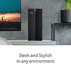 Acer Aspire TC-895-UA92 Desktop, 10th Gen Intel Core i5-10400 6-Core Processor, 12GB 2666MHz DDR4, 512GB NVMe M.2 SSD, 8X DVD, 802.11ax Wi-Fi 6, USB 3.2 Type C, Windows 10 Home