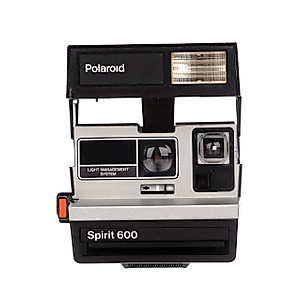Polaroid Spirit 600 Vintage Instant Camera w/ Silver/Gray Front