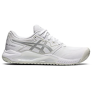 ASICS Women's Gel-Challenger 13 Tennis Shoes, 8.5, White/Pure Silver