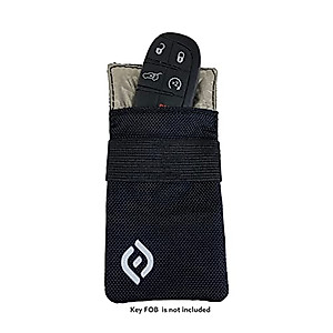 Signal Blocking Faraday Bag for Car Key FOB by FnJ Products Fits in Lockboxes Purse Size 4 inches x 2.5 inches