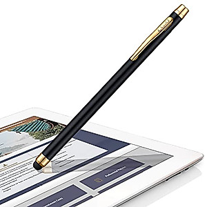 Stylus Pens for Touch Screens (10 Pcs), ChaoQ Capacitive Stylus with 12 Replaceable Tips - Black