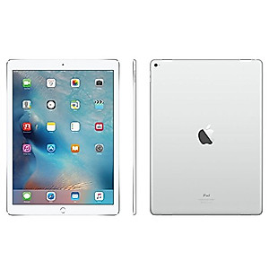 Apple iPad Pro (128GB, Wi-Fi, Silver) 12.9in Tablet (Renewed)