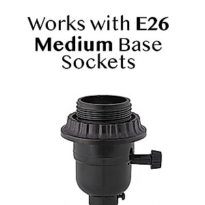 LIGHTACCENTS Alabaster Amber Glass Lamp Shade Replacement for Floor Lamps - Lamp Shade for Floor Lamps with Medium Base E26 Socket- Floor Lamp Shade - Floor Lamp Replacement Glass (Amber Marble)