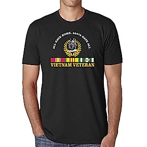 Vietnam Veteran All Gave Some, 58,479 Gave All T-Shirt (Black, Medium)
