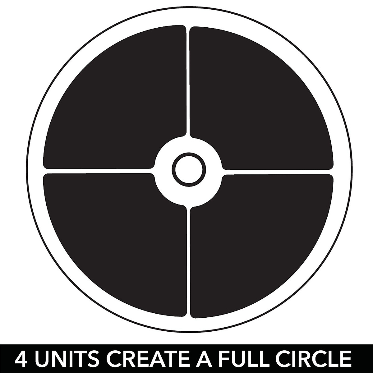 mDesign Farmhouse Metal Kitchen Cabinet Lazy Susan Storage Organizer Basket with Front Handle - Large Pie-Shaped 1/4 Wedge, 4.4" Deep Container - 4 Pack - Satin