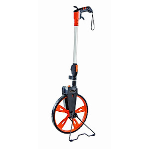 Keson RRT12 Top Reading Center Line Measuring Wheel with Handle Brake and Reset (Graduations: ft. & in.), 3-Foot