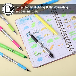 Mr. Pen- Bible Highlighters and Pens No Bleed, 8 Pack, Bible Journaling Kit, Bible Pens No Bleed Through, Gel Highlighters, Bible Markers No Bleed Through, Bible Study Kit, Christian Gifts