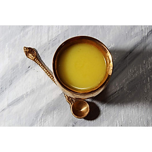 Organic Cultured Ghee - California Grassfed Cows - Award Winning Euro Styled High Fat Butter - Premium Black Label, 8 oz.