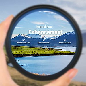 NEEWER 77mm Polarizer Filter 30 Layer Multi Resistant Nano Coated Circular Polarizing Filter(CPL) with HD Optical Glass/Ultra Slim Frame, Reduce Glare/Enhance Contrast/Reduce Reflection