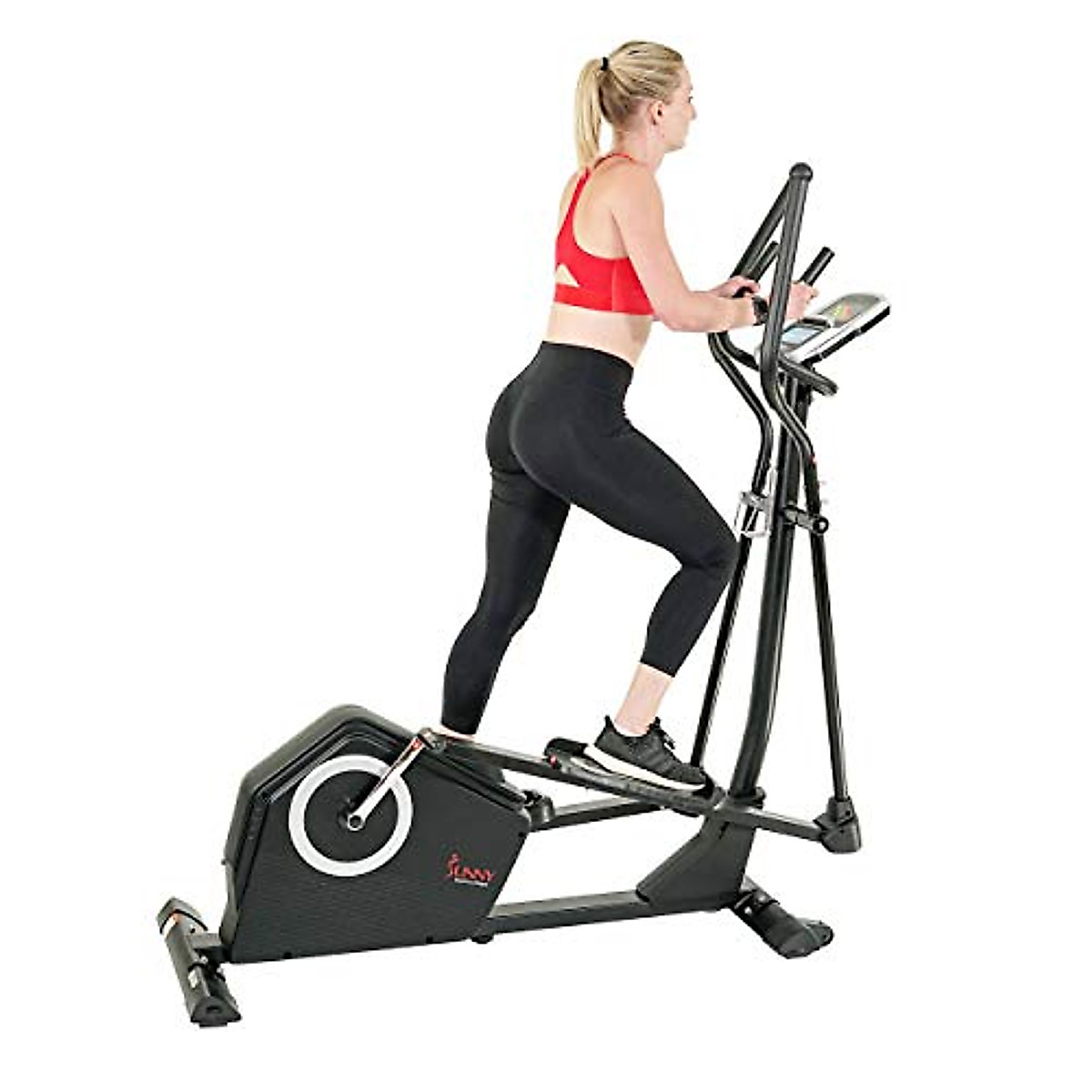 Sunny Health & Fitness Programmable Cardio Elliptical Trainer - SF-E3890, Black